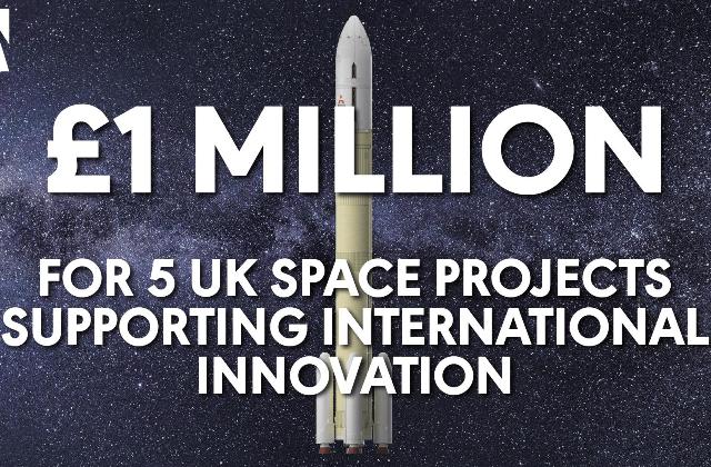 UK space sector gets £1m to support international innovation