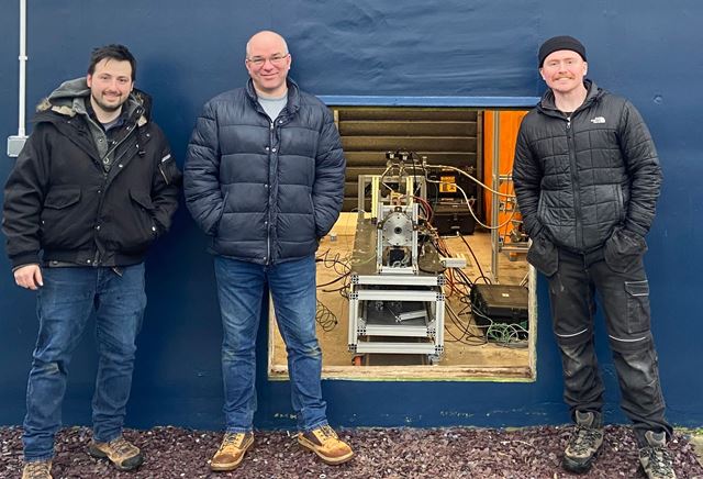 University of Glasgow engineers test self-eating rocket