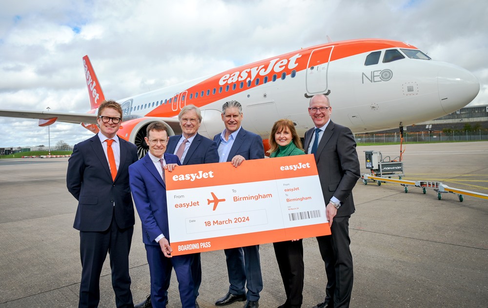 EasyJet inaugurates new Birmingham base