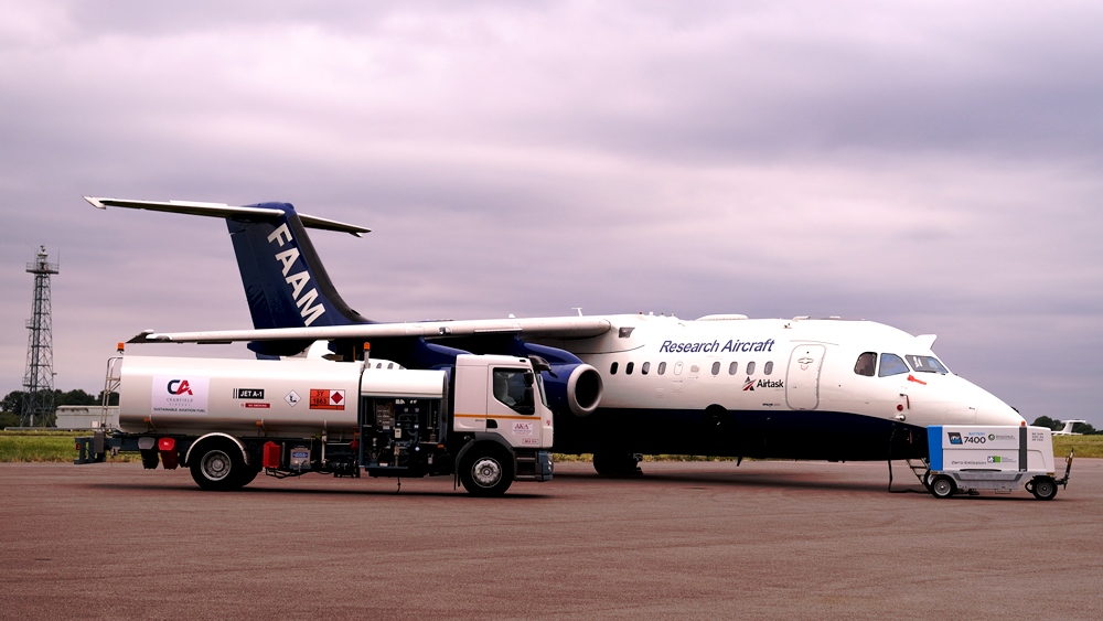 FAAM Airborne Lab to use SAF for all home-based flying