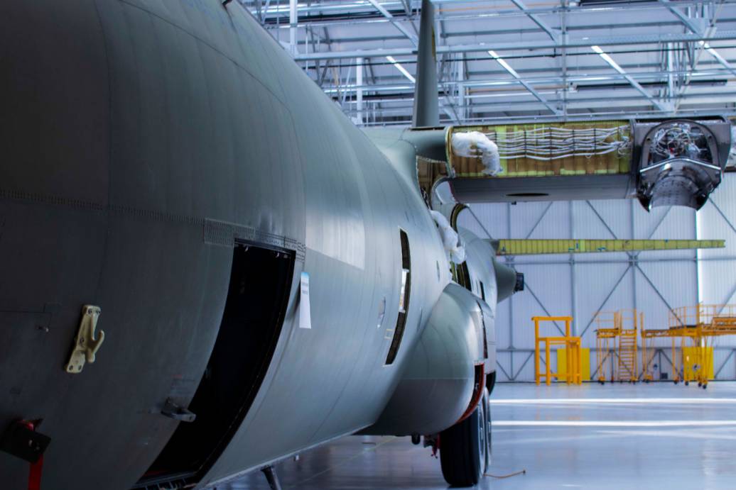 Marshall first authorised C-130 centre wing box replacements Centre of ...